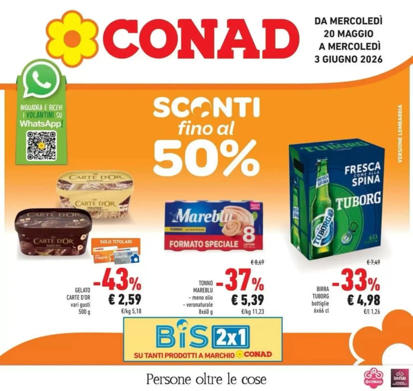 Anteprima Volantino Conad: Offerte valide dal 11 al 17 Giugno 2026 ...